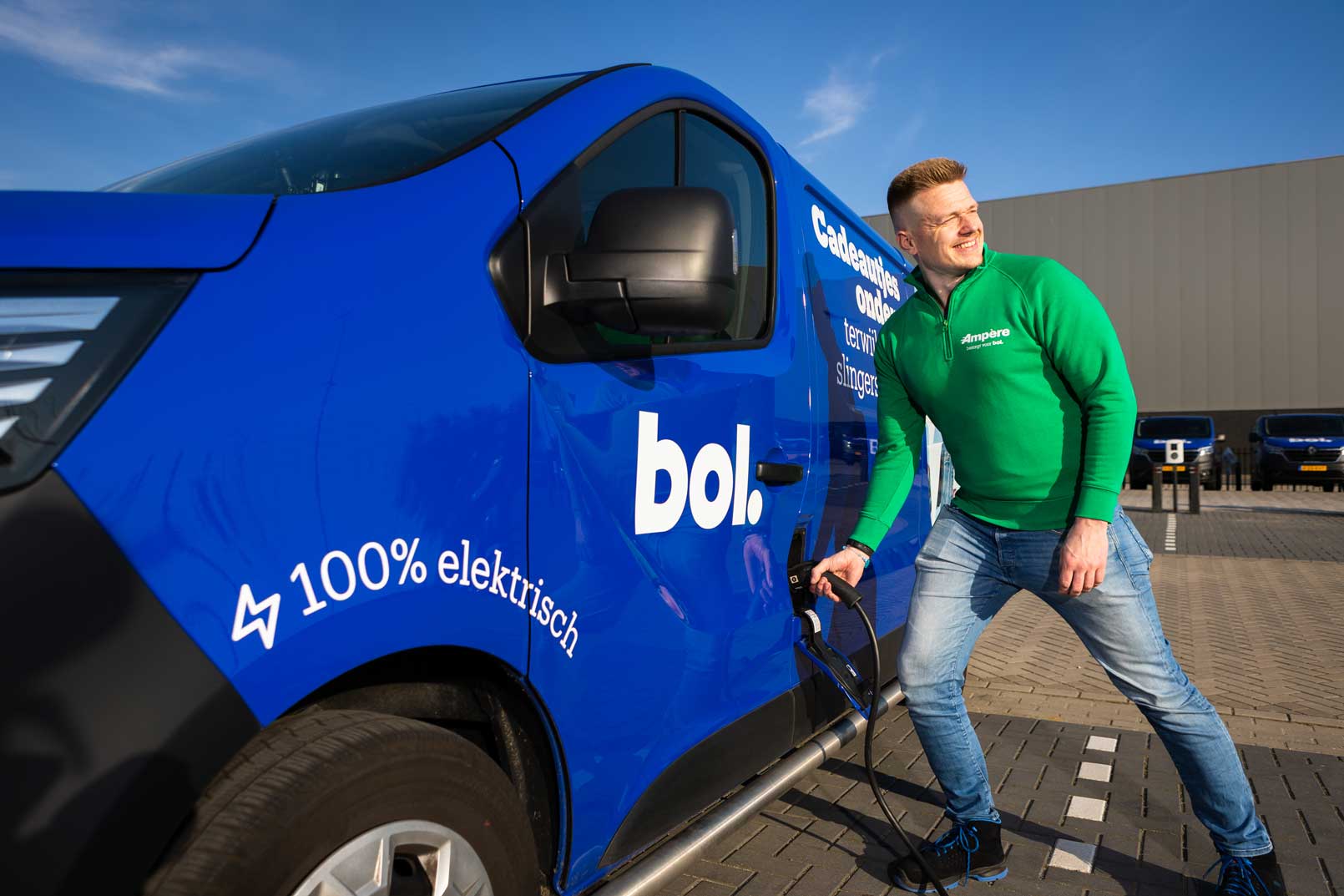 Bol test eigen bezorging aan huis met Ampère - Walther Ploos van Amstel